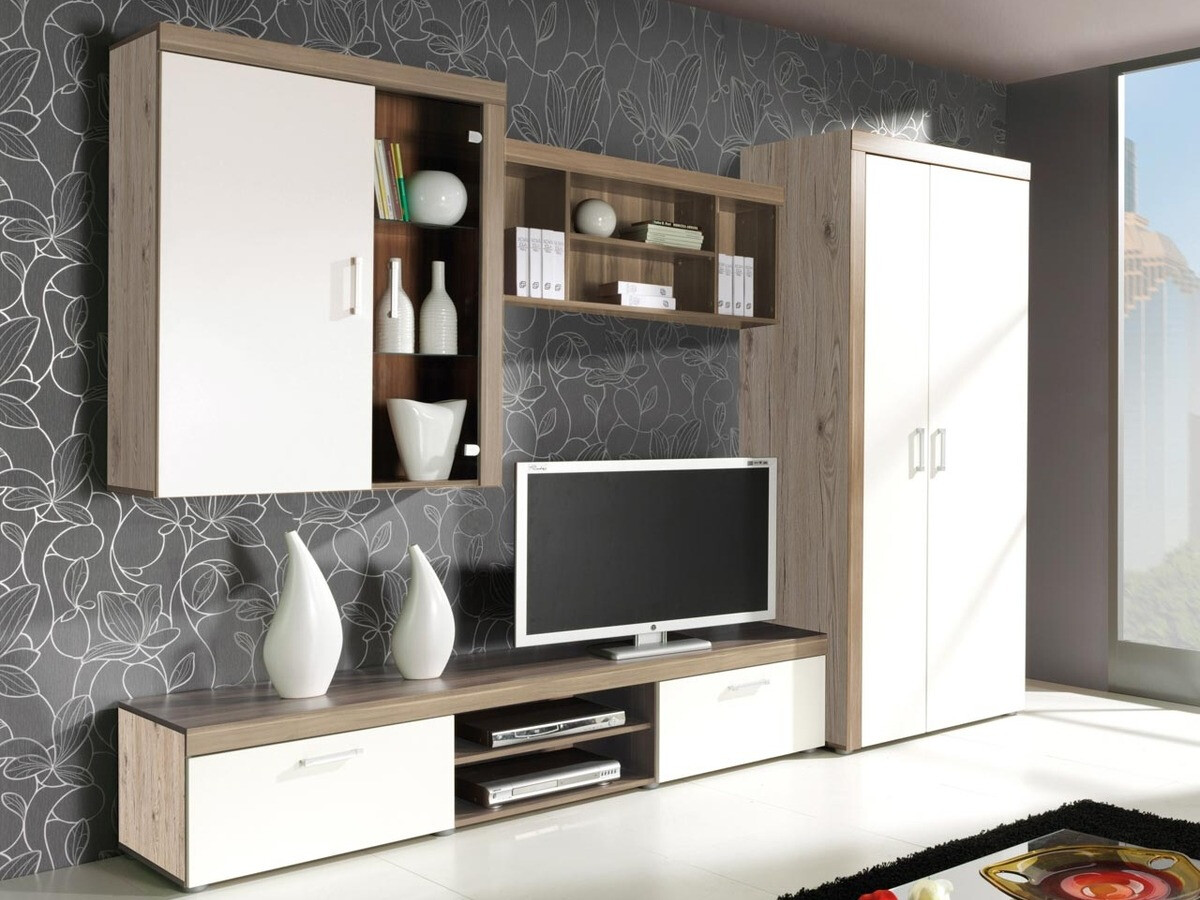 Ensemble de salon Toledo E107 (San marino + crème) - Meubles de salon ...